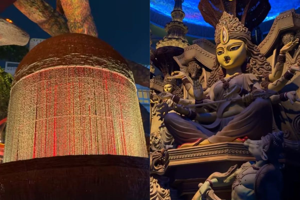 Chetla Agrani Samudra Manthan: 3 Crore Rudraksha Pandal - Unstumbled