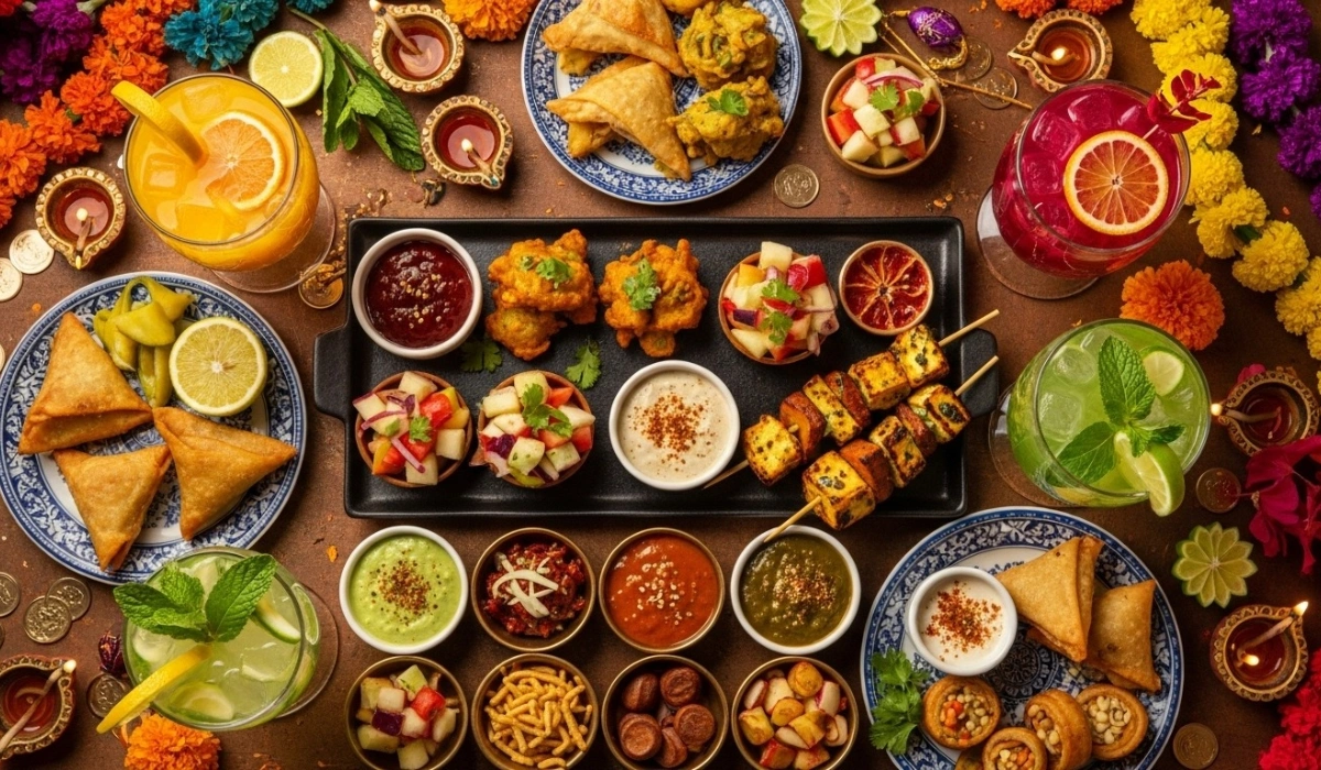 Diwali Party Food Guide: Bite-Sized Snacks And Mocktail Combos - Unstumbled